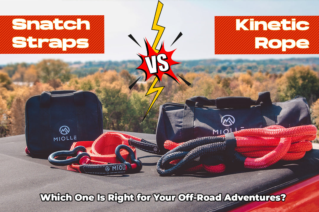 Kinetic Rope vs Snatch Strap: Best for Off-Road? – Miolle