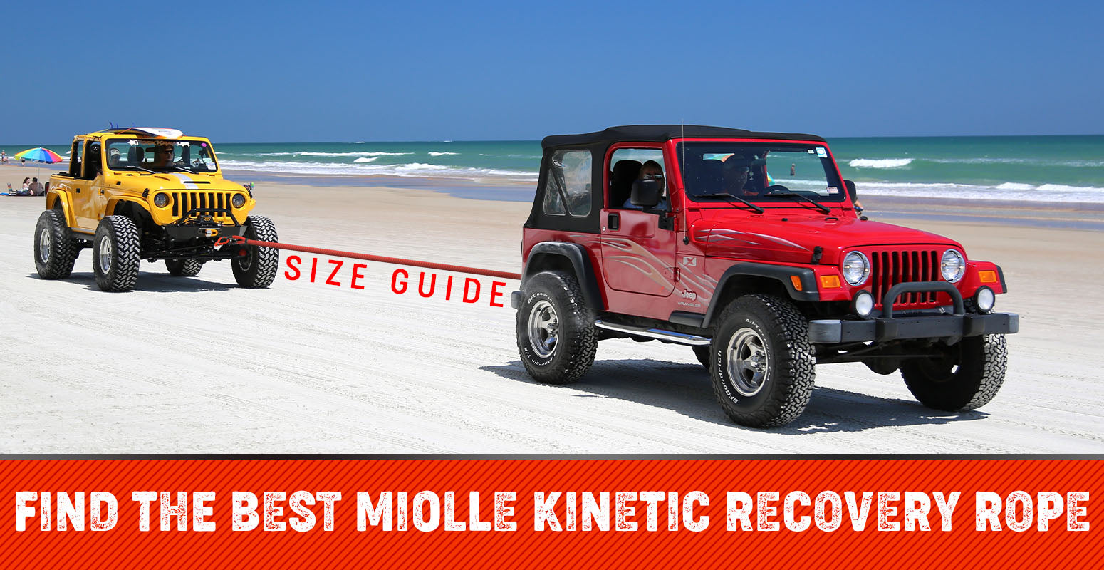 Miolle Kinetic Recovery Rope | Size Guide