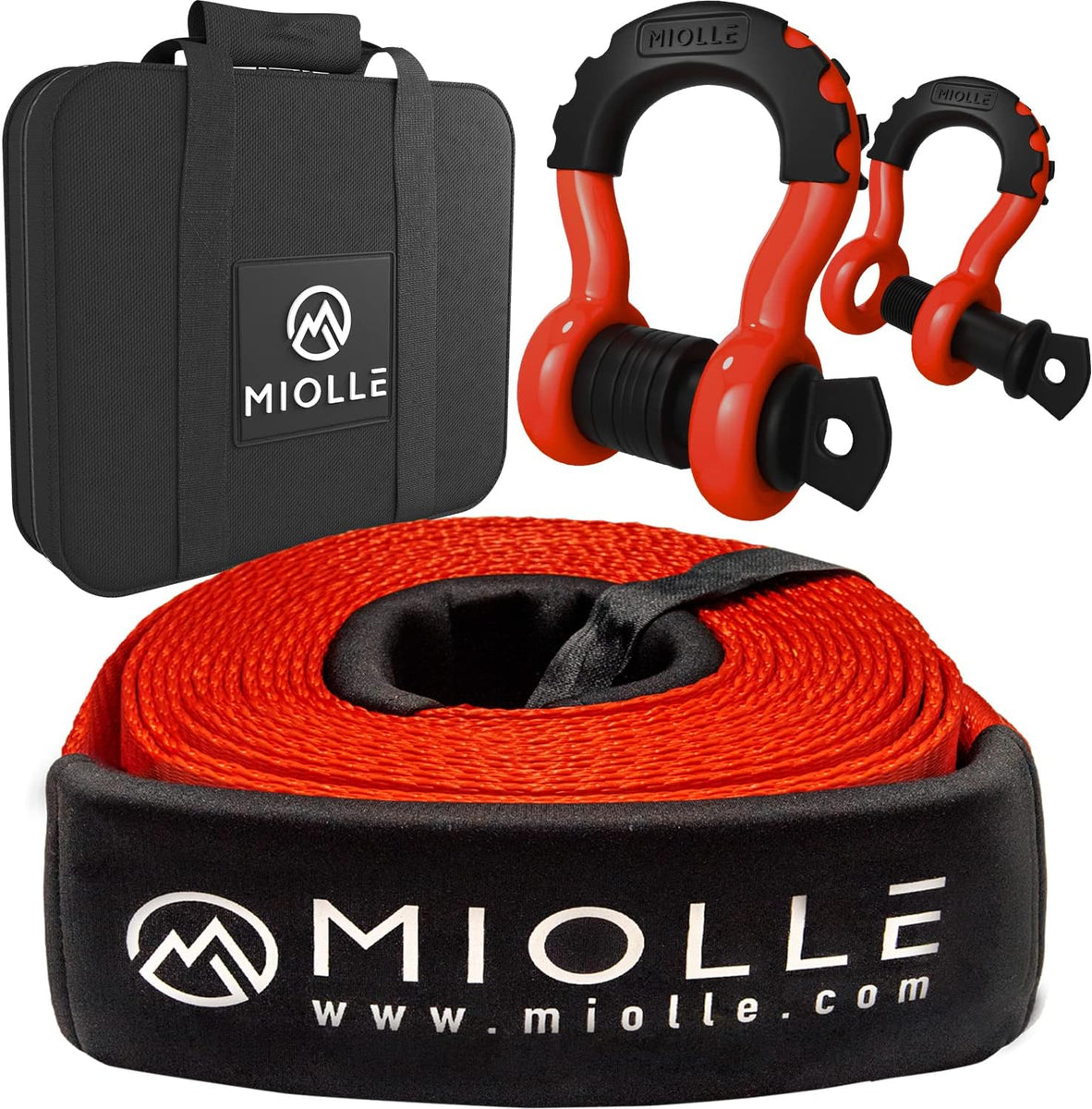Heavy-Duty Tow Strap for Vehicle Recovery – Miolle